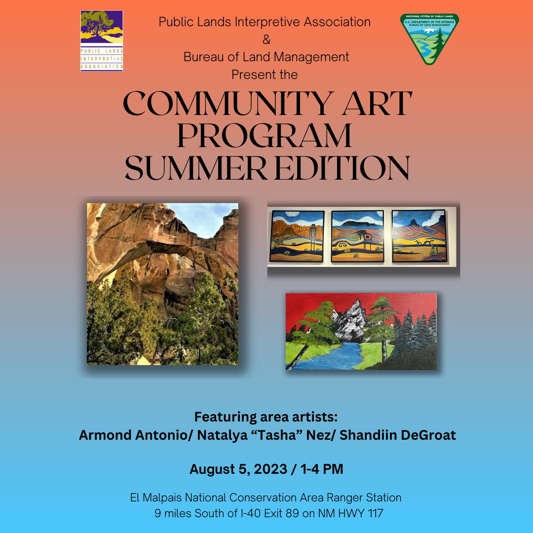 El Malpais Community Art Program Celebration- Summer 2023 – Public Lands Interpretive Association