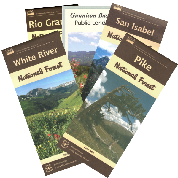 Us Forest Service Maps Colorado Rio Grande National Forest Maps