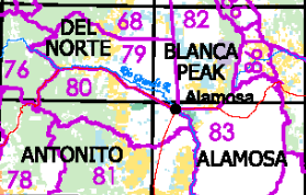 Colorado Hunting Unit 79 – Tagged colorado recreation maps – Public ...
