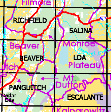 Utah Wildlife Management Unit Plateau – Tagged Forest Service maps ...