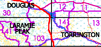 Wyoming Antelope Hunting Unit 103 – Tagged recreation map – Public ...