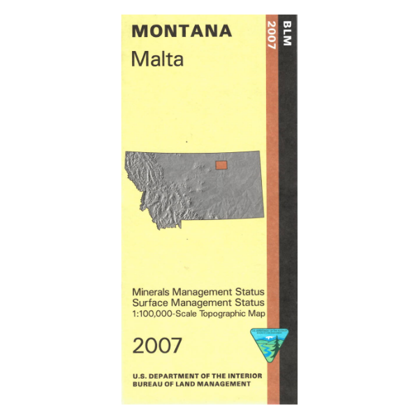 Map: Malta MT (MINERAL)- MT1123SM – Public Lands Interpretive Association