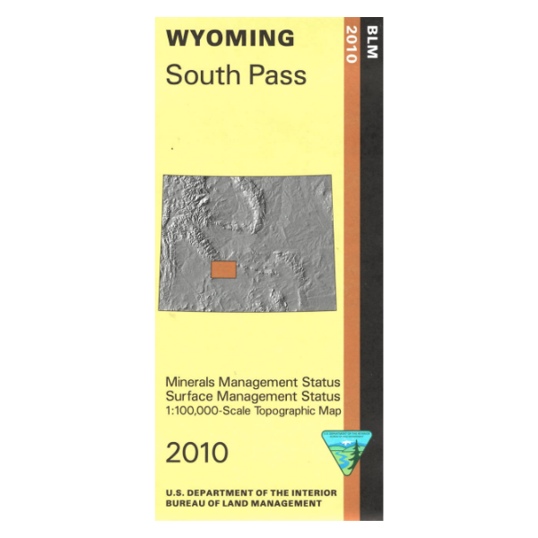 Map: South Pass WY (MINERAL)- WY049SM – Public Lands Interpretive ...