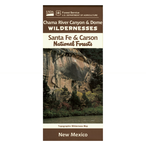 Map: Chama River Canyon & Dome Wilderness (Santa Fe NF) NM – Public ...