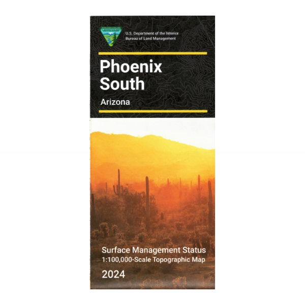 Map: Phoenix South AZ (2024) - AZ138S – Public Lands Interpretive ...