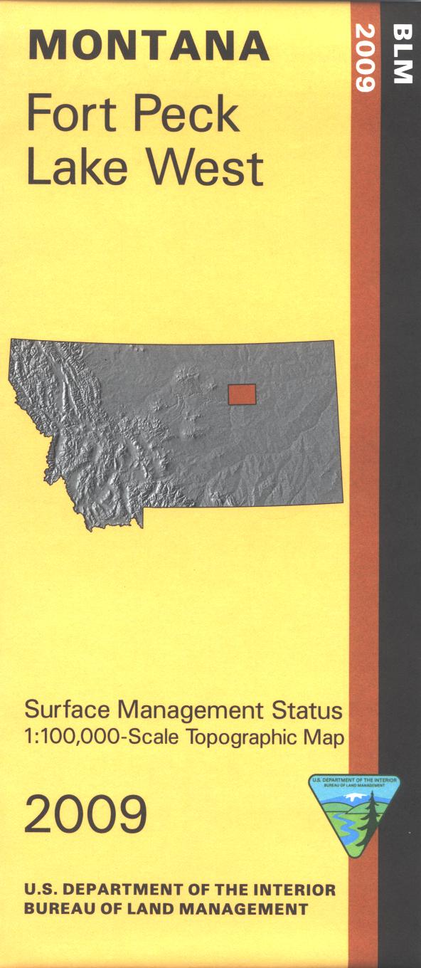 Map: Fort Peck Lake West MT - MT1073S – Public Lands Interpretive ...